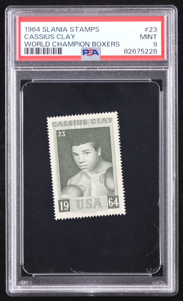 Cassius Clay 1964 Slania Stamps World Champion Boxers #23 (PSA 10 ...