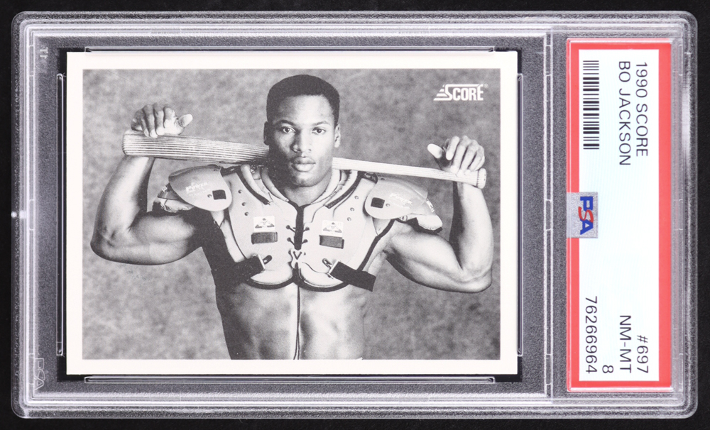 Bo Jackson 1990 Score #697 FB/BB (PSA 8) | Pristine Auction