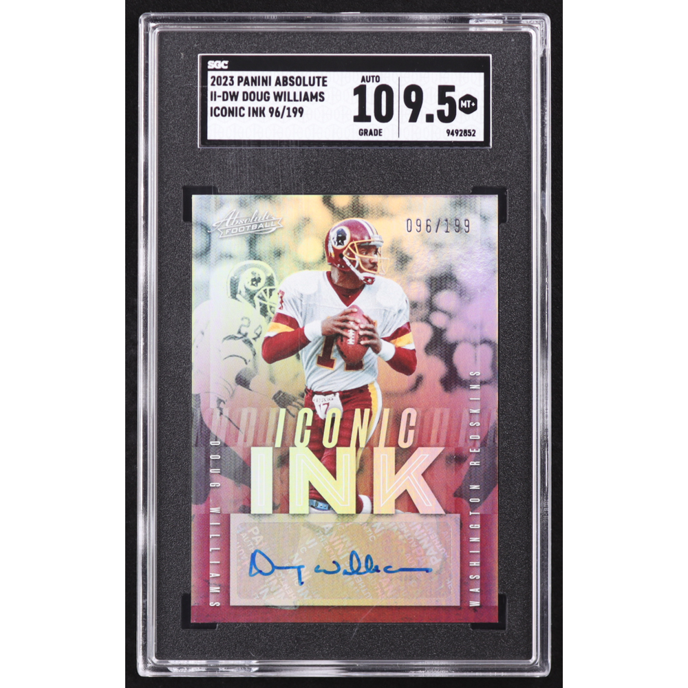 Doug Williams 2023 Absolute Iconic Ink #18 #96/199 (SGC 9.5 | Autograph ...