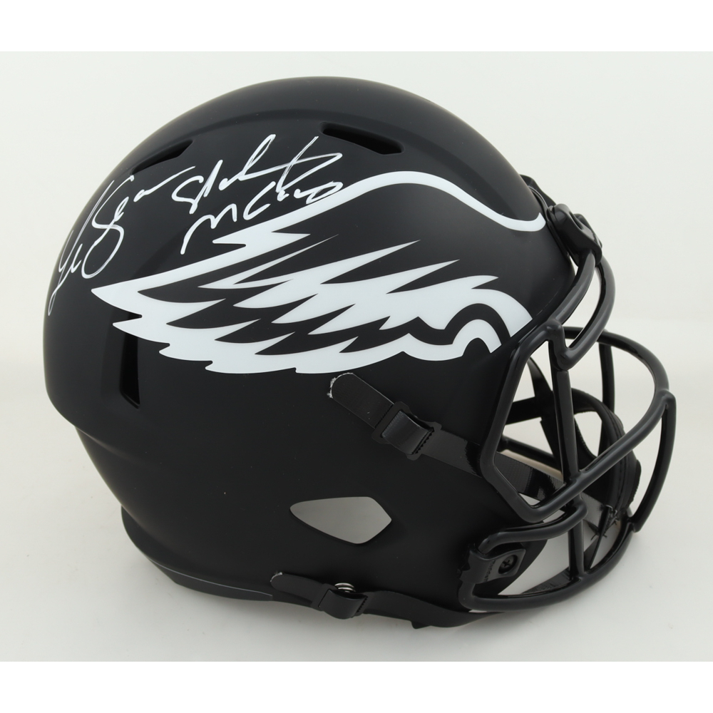 LeSean McCoy Signed Eagles Full-Size Eclipse Alternate Speed Helmet ...