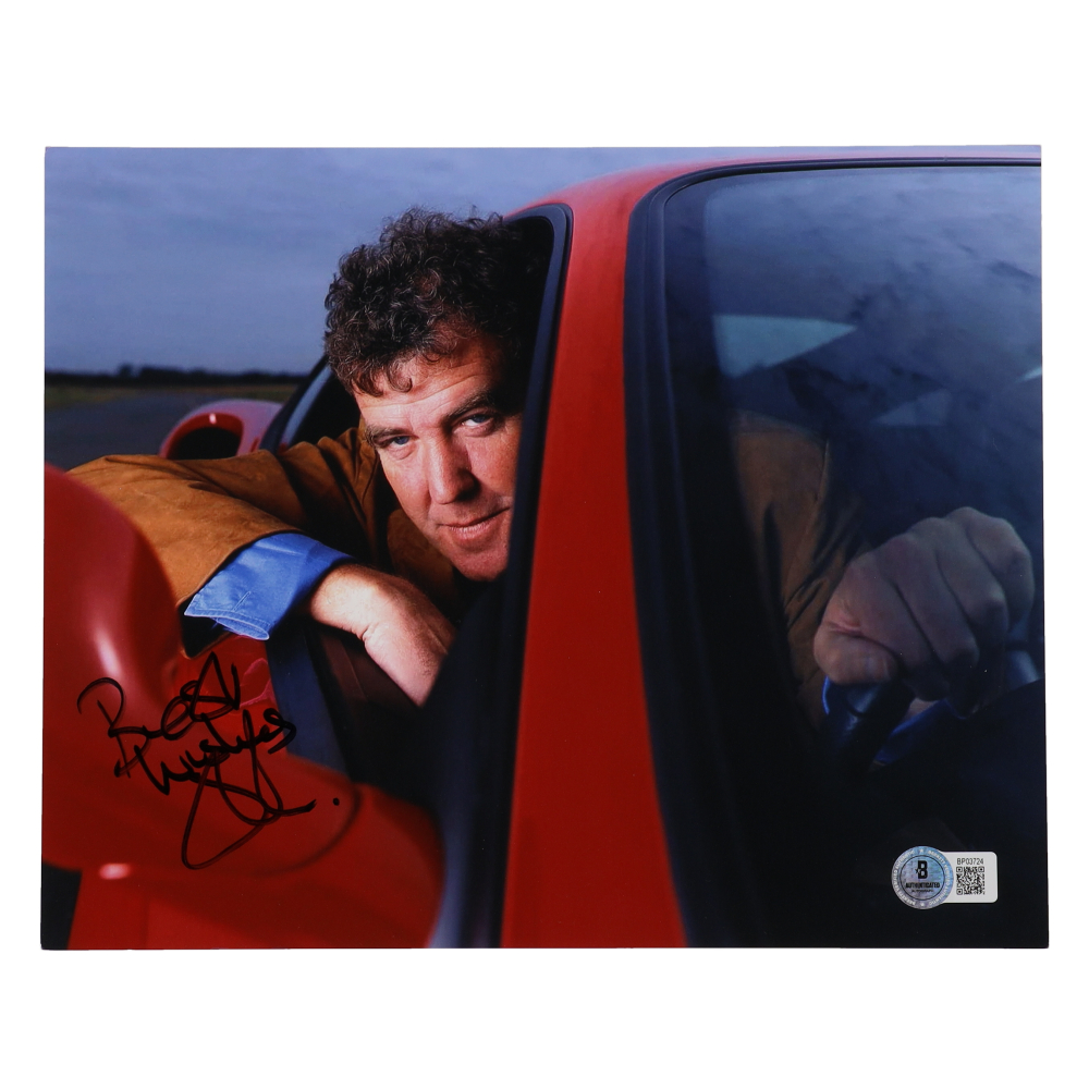Jeremy Clarkson Signed "Top Gear" 8x10 Photo Inscribed "Best Wishes ...
