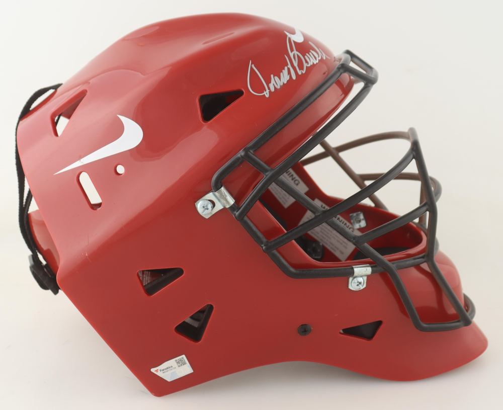 Johnny Bench Signed Full-Size Nike Catchers Mask (Fanatics) | Pristine ...