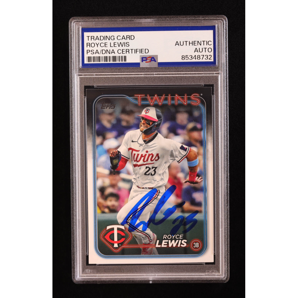 Royce Lewis Signed 2024 Topps #208 (PSA) | Pristine Auction