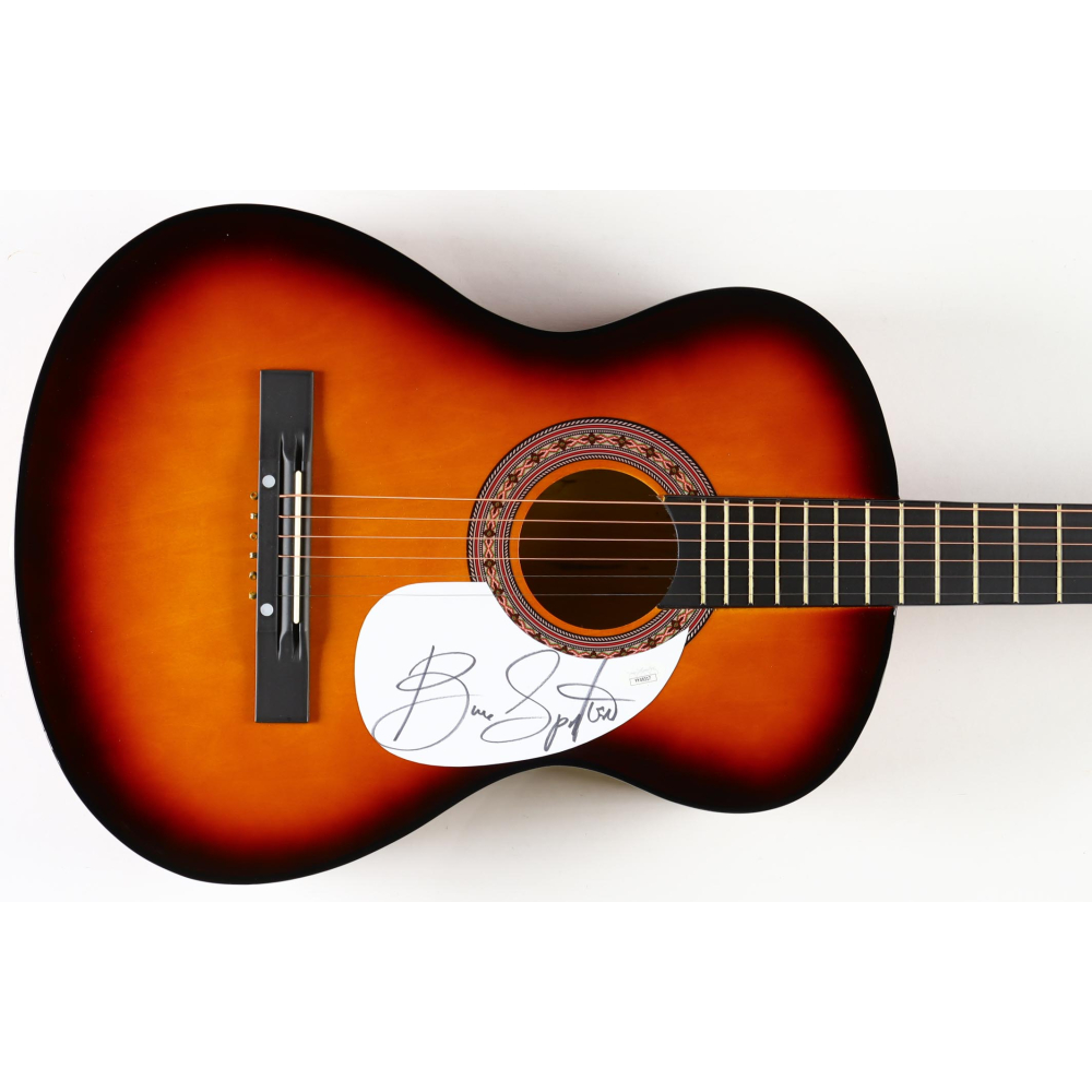 Bruce Springsteen Signed 38" Acoustic Guitar (JSA) | Pristine Auction