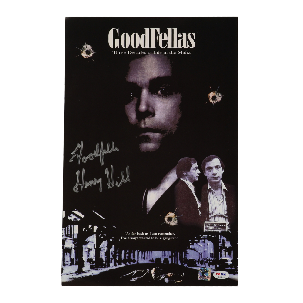 Henry Hill Signed "Goodfellas" 11x17 Photo Inscribed "Goodfella" (Hill ...
