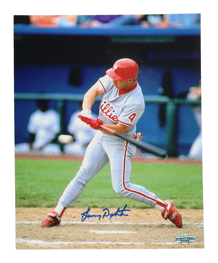 Lenny Dykstra Signed Phillies 8x10 Photo (Honabach & Sons) | Pristine ...