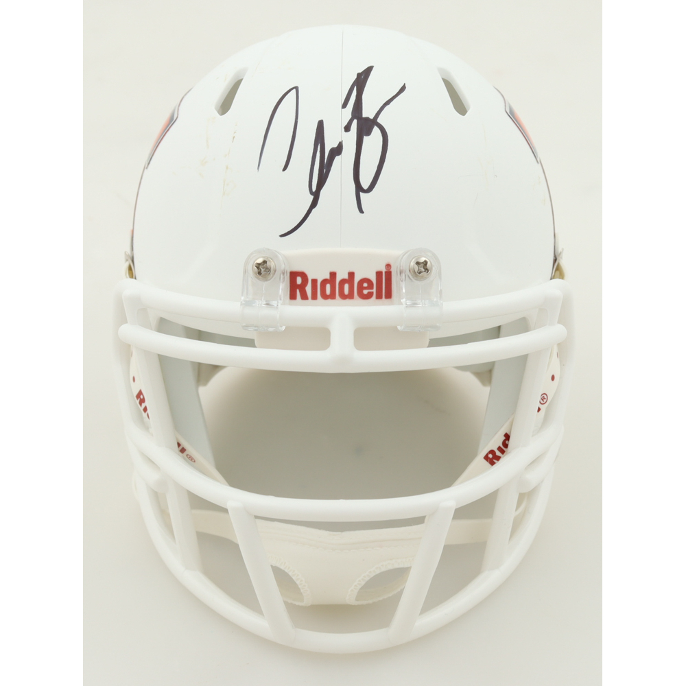 Chase Brown Signed Illinois Fighting Illini Speed Mini Helmet (Beckett ...