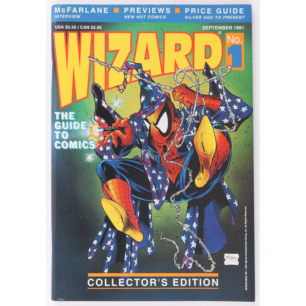 1991 "Wizard: The Guide to Comics" Issue #1 Collector's Edition ...