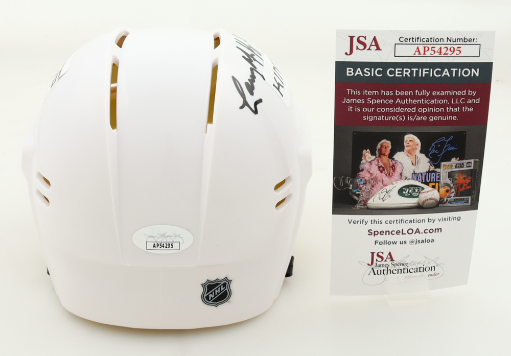 Larry Murphy Signed Kings Mini Hockey Helmet Inscribed "HOF 2004" (JSA ...