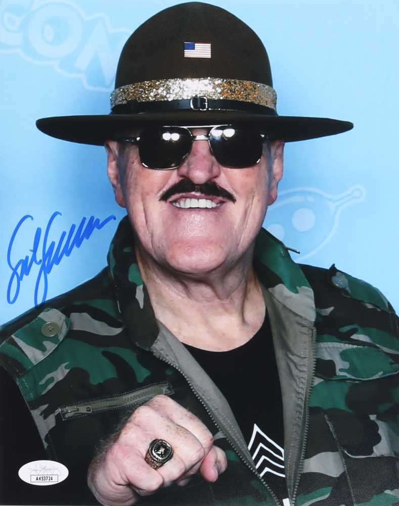 Sergeant Slaughter Signed WWE 8x10 Photo (JSA) | Pristine Auction