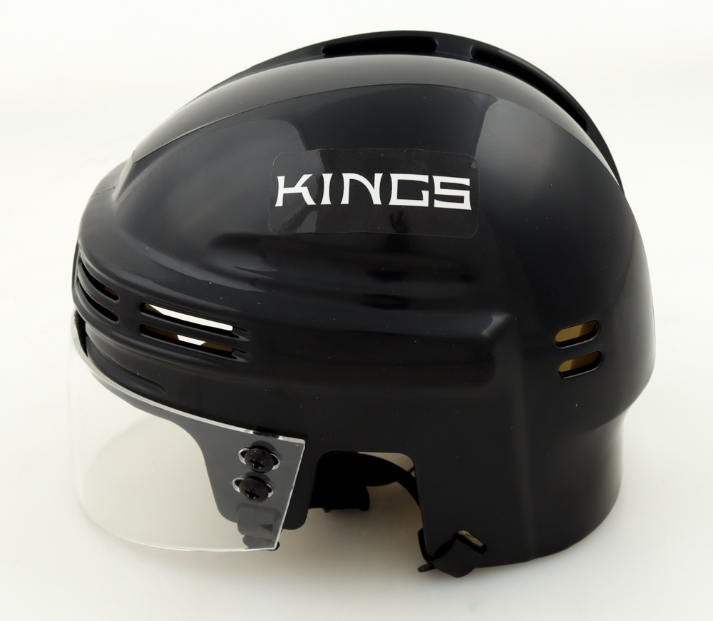 Rob Blake Signed Kings Mini Hockey Helmet Inscribed "HOF 2014", "1270 G ...