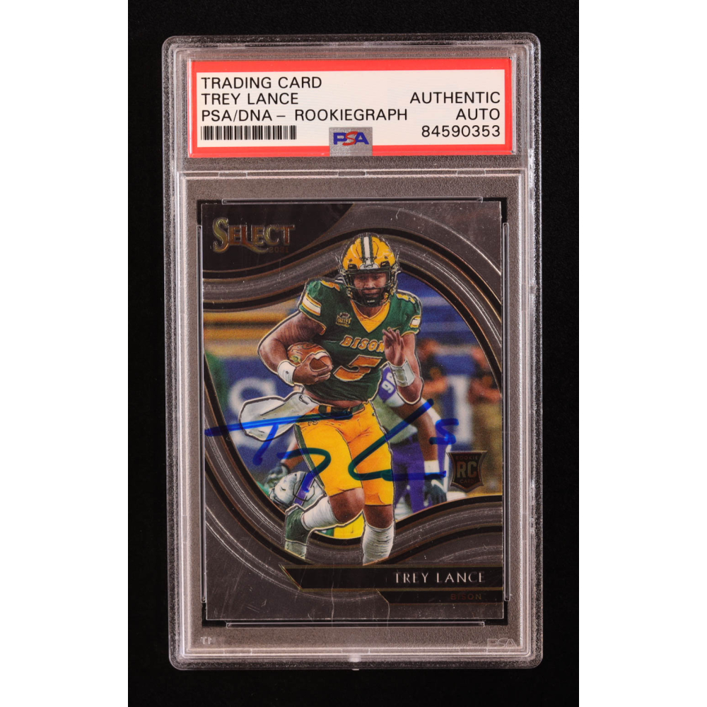 Trey Lance Signed 2021 Select Draft Picks #260 RC (PSA) | Pristine Auction