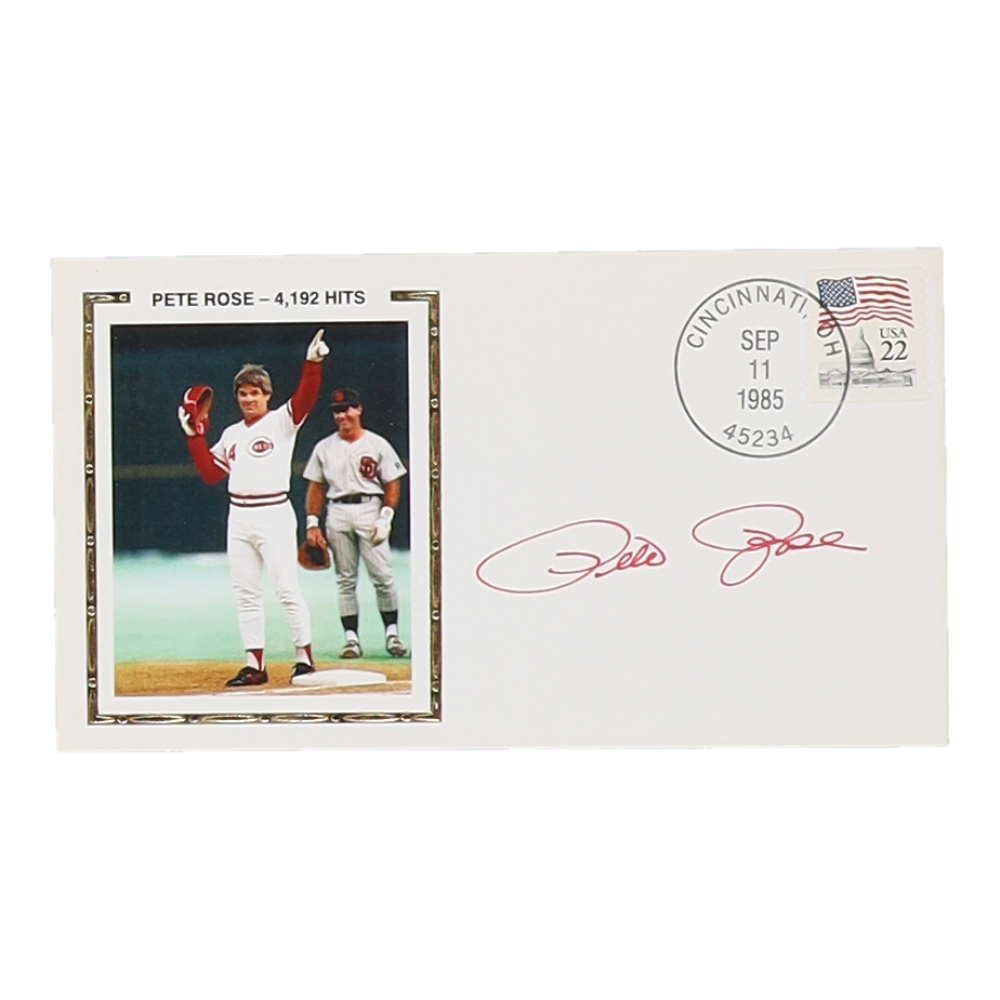 Pete Rose Signed 1985 FDC Envelope (PSA) | Pristine Auction