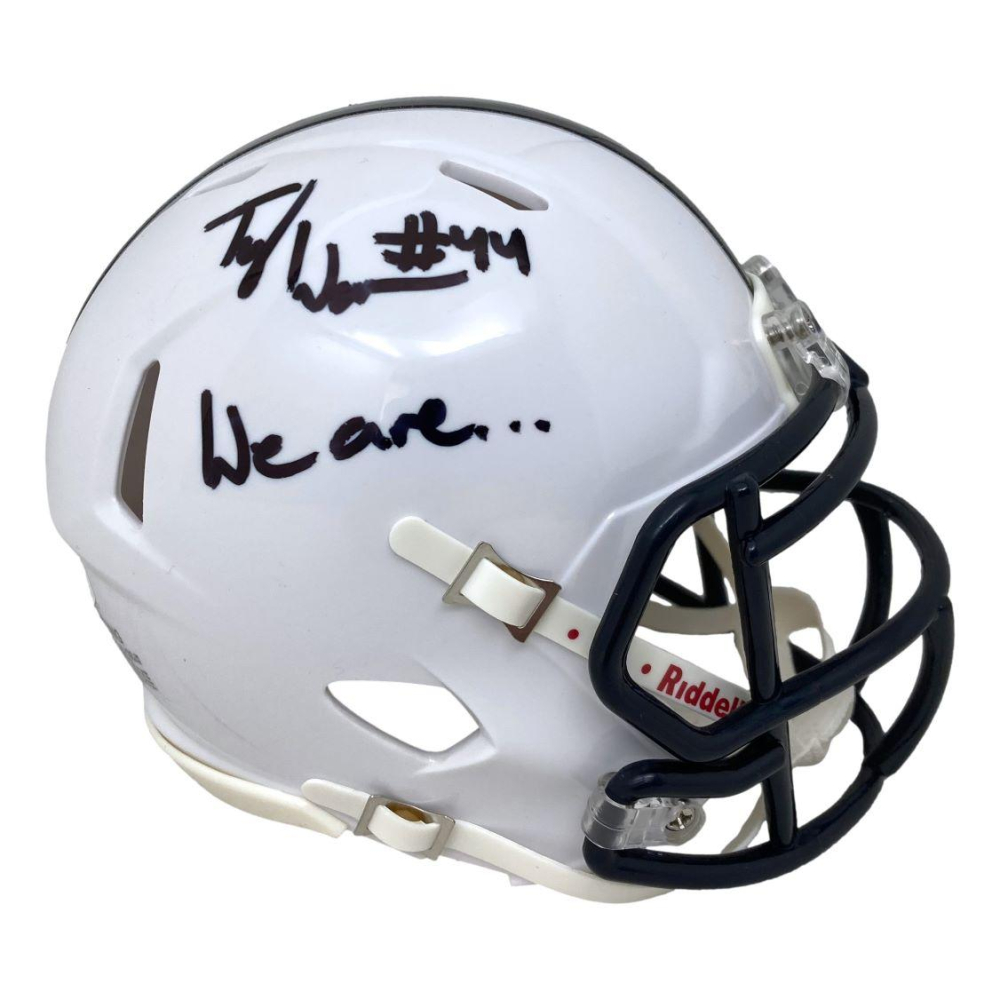 Ty Warren Signed Penn State Nittany Lions Speed Mini Helmet Inscribed ...