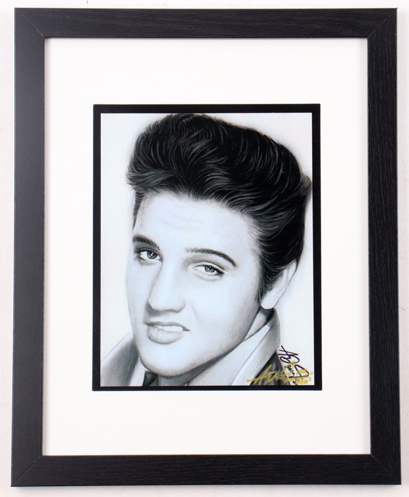 "Elvis" 12.5x15.5 LE Custom Framed Lithograph Print Display By Anthony ...