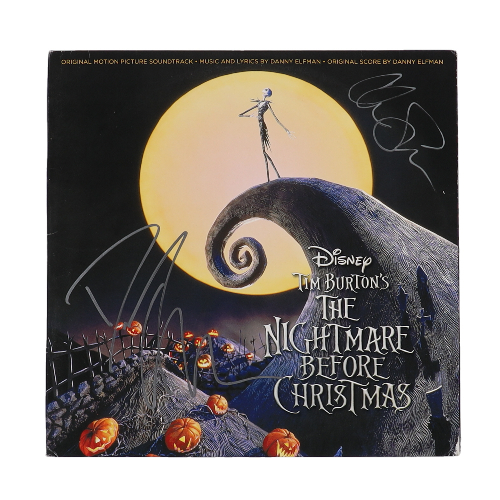 Danny Elfman & Chris Sarandon Signed "The Nightmare Before Christmas ...