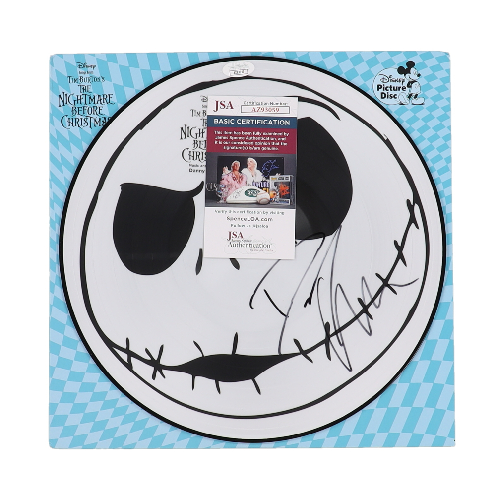 Danny Elfman Signed Disney Picture Disc "The Nightmare Before Christmas ...
