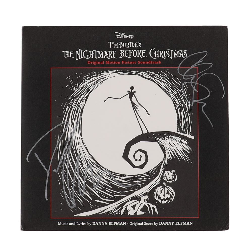 Danny Elfman & Chris Sarandon Signed "The Nightmare Before Christmas ...