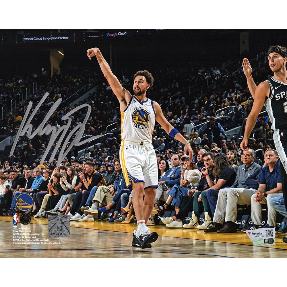 Klay Thompson Signed Warriors 8x10 Photo (Fanatics) | Pristine Auction