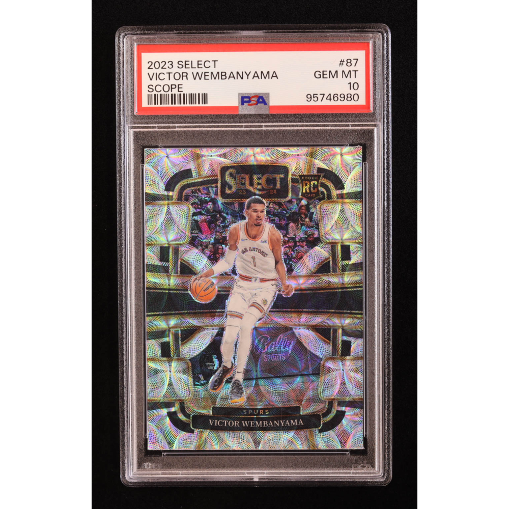 Victor Wembanyama 2023-24 Select Scope #87 RC (PSA 10) | Pristine Auction
