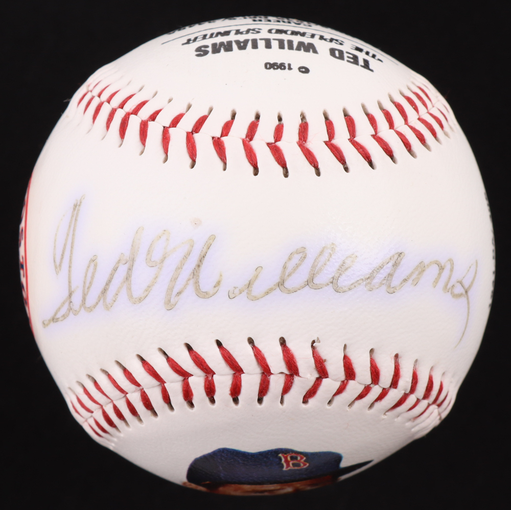 Ted Williams Signed LE Red Sox Commemorative Baseball (Fotoball ...