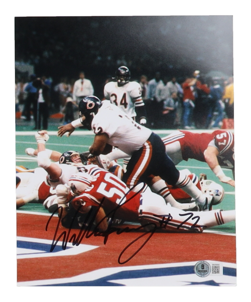 William Perry Signed Bears 8x10 Photo (Beckett) | Pristine Auction