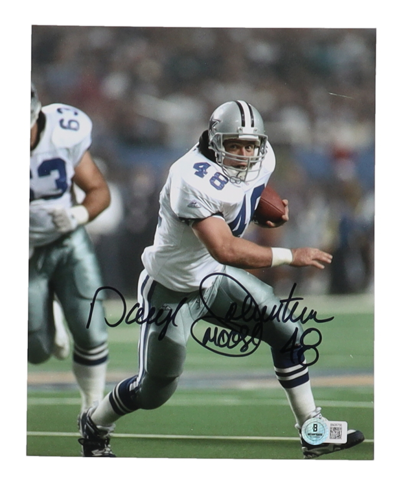 Daryl "Moose" Johnston Signed Cowboys 8x10 Photo (Beckett) | Pristine ...