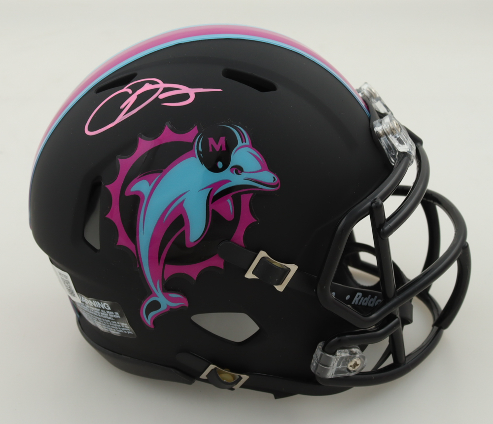 Odell Beckham Jr. Signed Dolphins Miami Vice Alternate Speed Mini ...