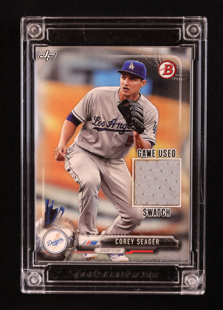 Corey Seager 2024 Jersey Fusion Game Used Swatch #CS919 | Pristine Auction