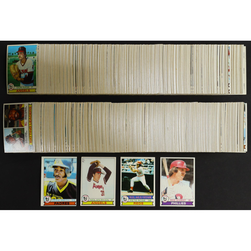 1979 Topps Baseball Complete Set of (726) Cards with Ozzie Smith #116 ...