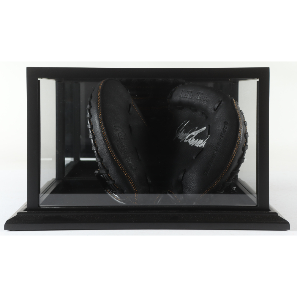 Johnny Bench Signed Rawlings Black Leather Catchers Mitt In All New ...