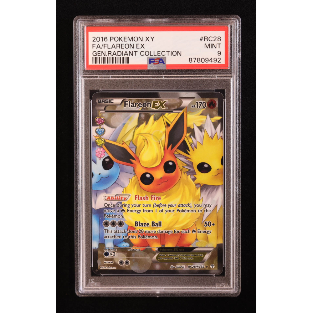 Flareon EX Pokemon 2016 Generations #RC28 (PSA 9) | Pristine Auction