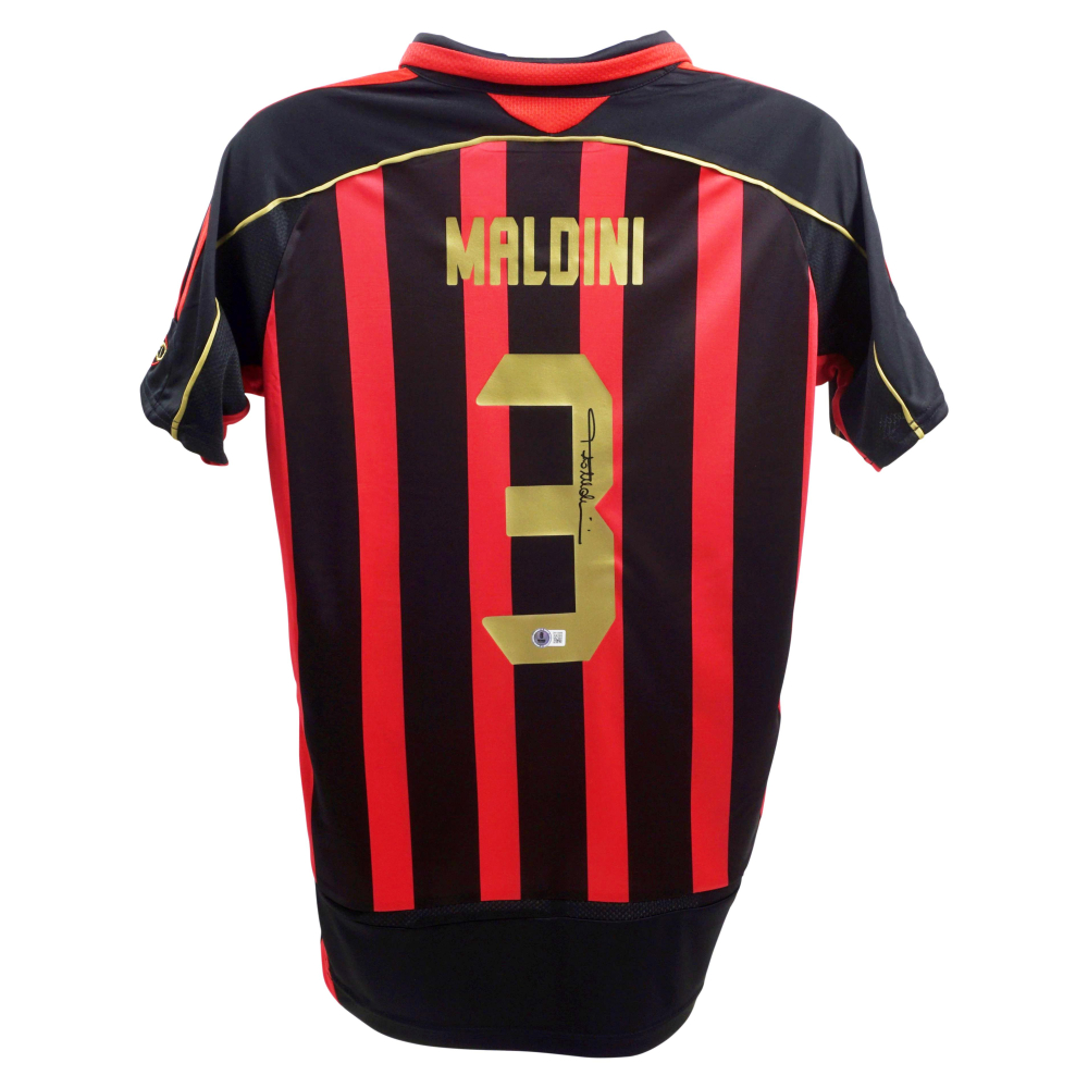 Paolo Maldini Signed AC Milan Jersey (Beckett) | Pristine Auction