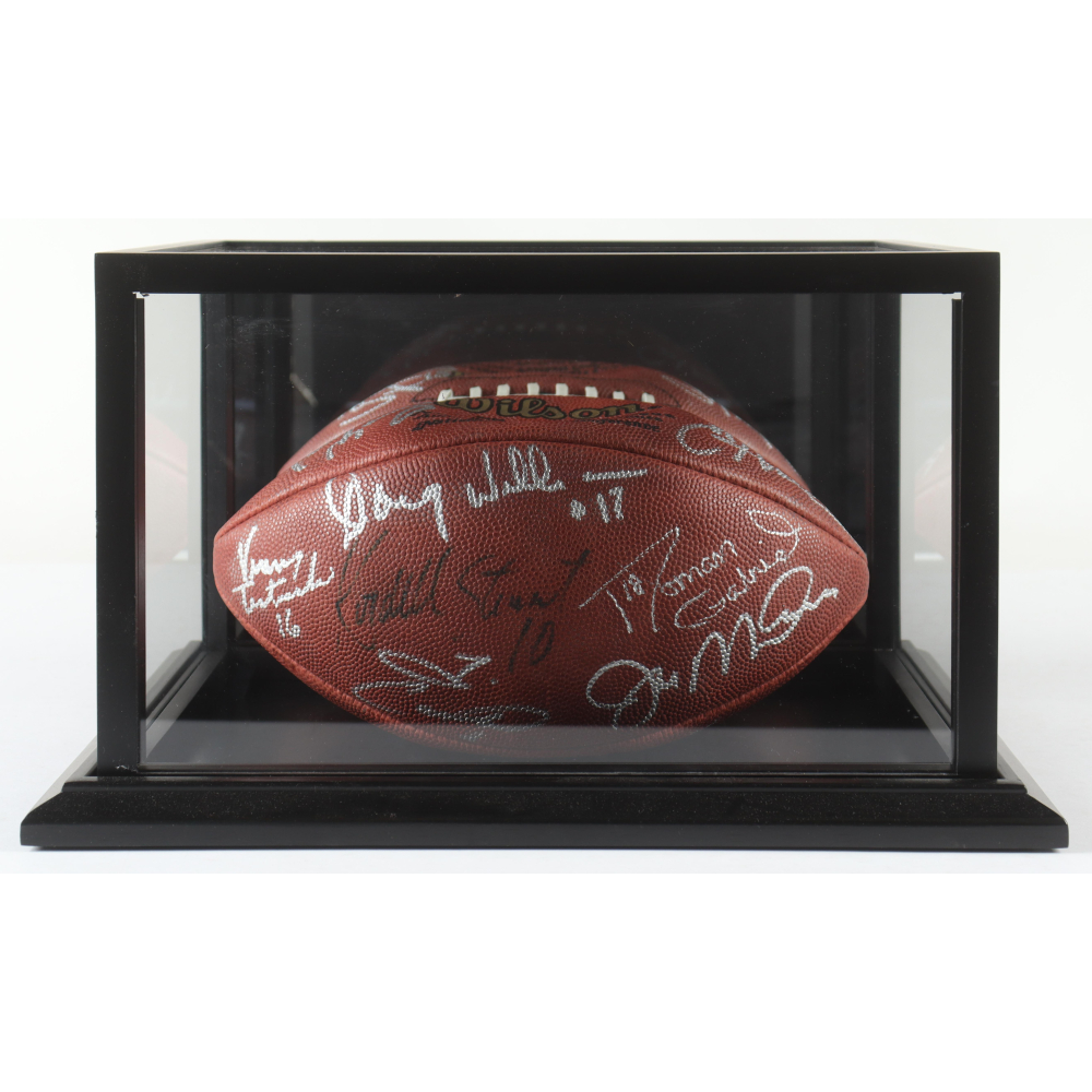 NFL QB Greats Football Signed by (12) with Peyton Manning, Joe Montana ...