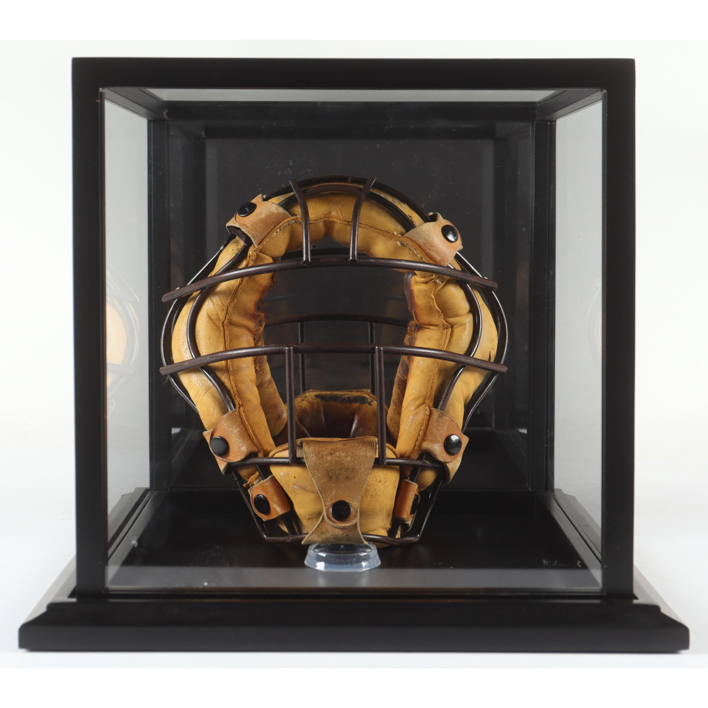 Johnny Bench Signed Rawlings Circa 1950s Iron & Leather Catchers Mask ...