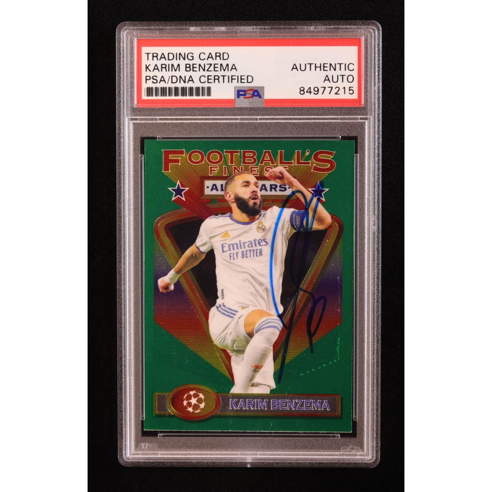 Karim Benzema Signed 2021-22 Finest Flashbacks UEFA Champions League ...