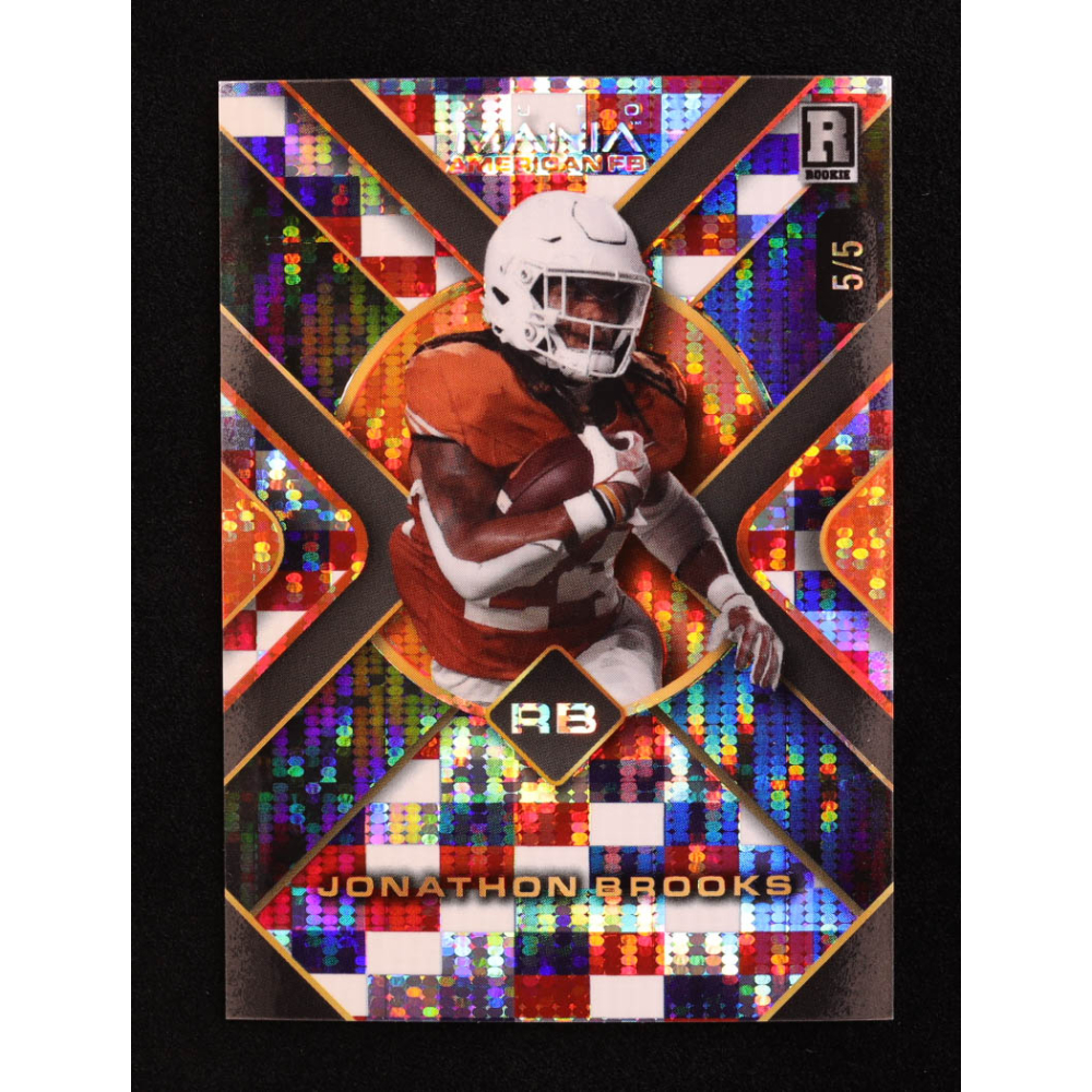 Jonathan Brooks 2024 Wild Card Auto Mania Red White Blue Pulsar #JB RC #5/5 | Pristine Auction