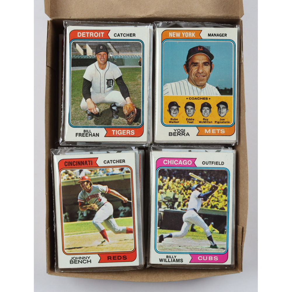 1974 Topps Baseball Cello Fun Pack Vending Box With (20) Packs