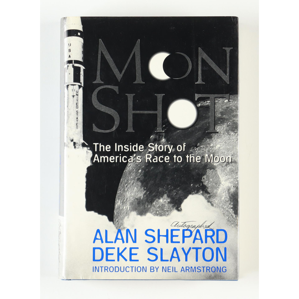 Alan Shepard Signed "Moon Shot" Hardcover Book Inscribed "With ...
