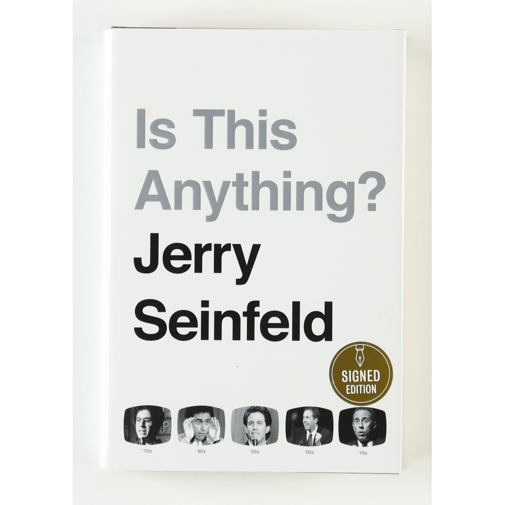 Jerry Seinfeld Signed "Is This Anything?" Hardcover Book (JSA ...