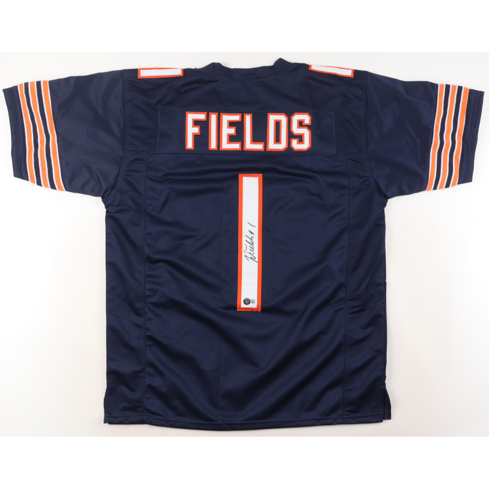 Justin Fields Signed Jersey (Beckett) | Pristine Auction
