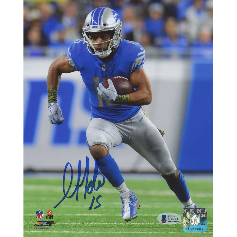 Golden Tate Signed Lions 8x10 Photo (Beckett COA) | Pristine Auction
