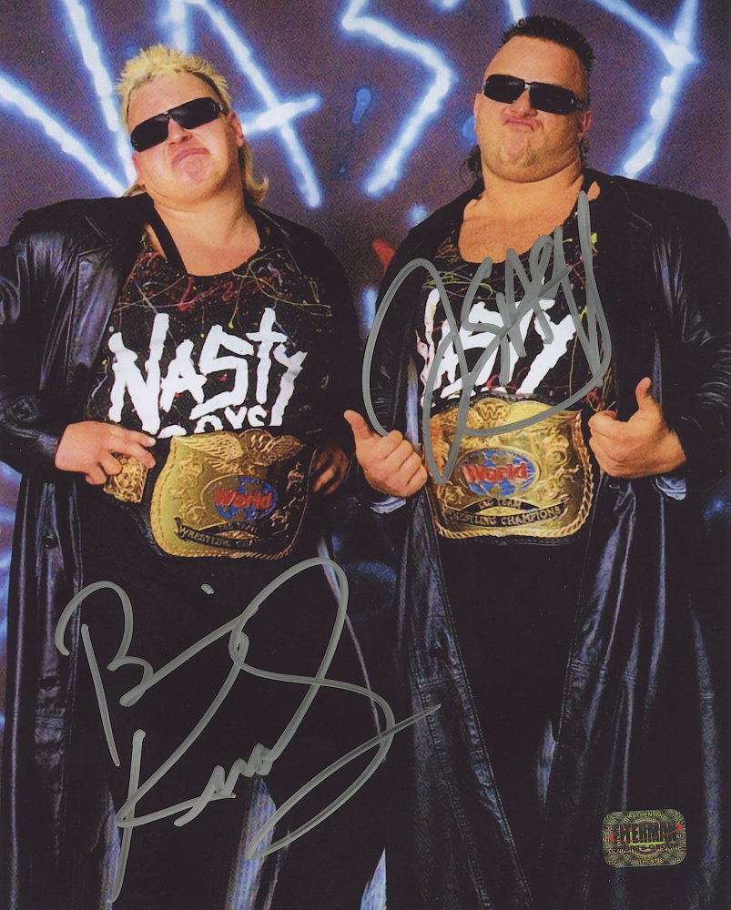Brian Knobbs & Jerry Sags Dual Signed "The Nasty Boys" WWE 8x10 Photo ...