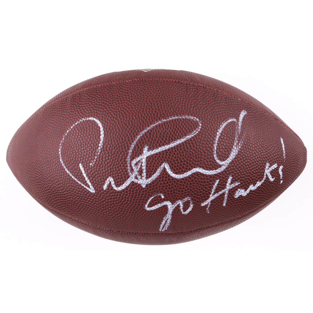 Pete Carroll Signed NFL Football Inscribed "Go Hawks!" (JSA) | Pristine ...