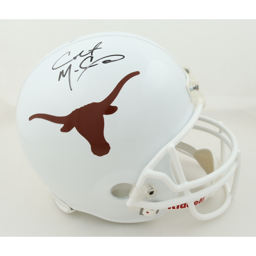 Colt McCoy Signed Texas Longhorns Full-Size Authentic On-Field Helmet ...