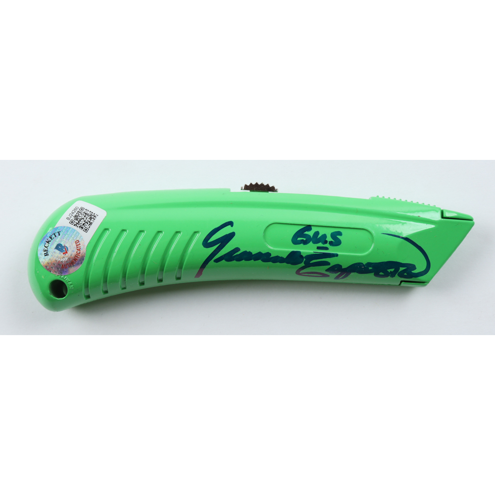 Giancarlo Esposito Signed "Breaking Bad" Box Cutter Inscribed "Gus ...