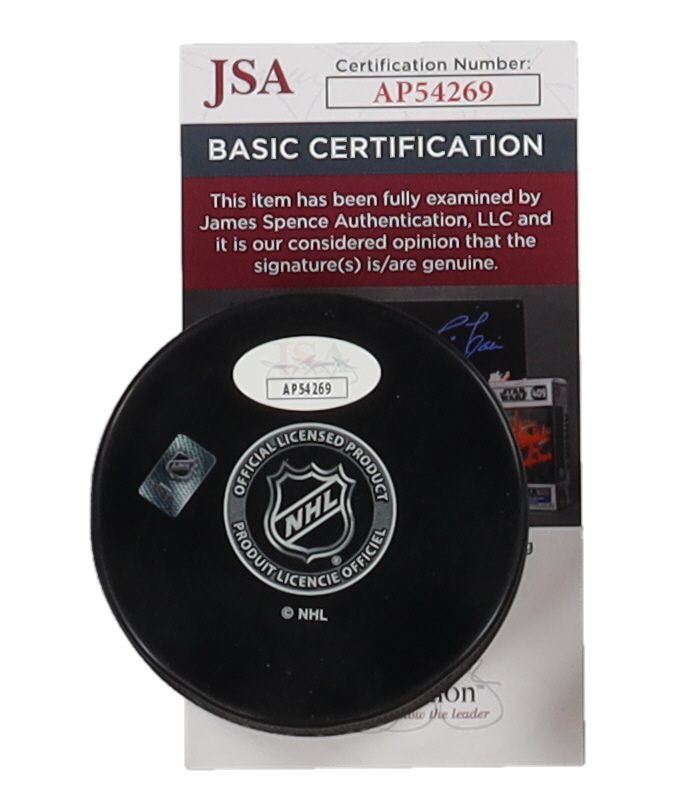 Joe Kocur Signed Rangers Logo Hockey Puck Inscribed "94 Cup!" (JSA ...