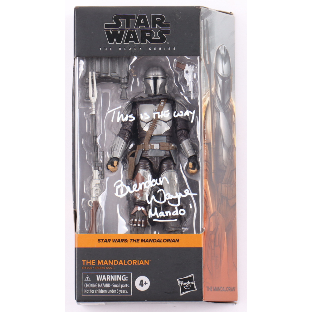 Brendan Wayne Signed "Star Wars: The Mandalorian" The Black Series #1 ...