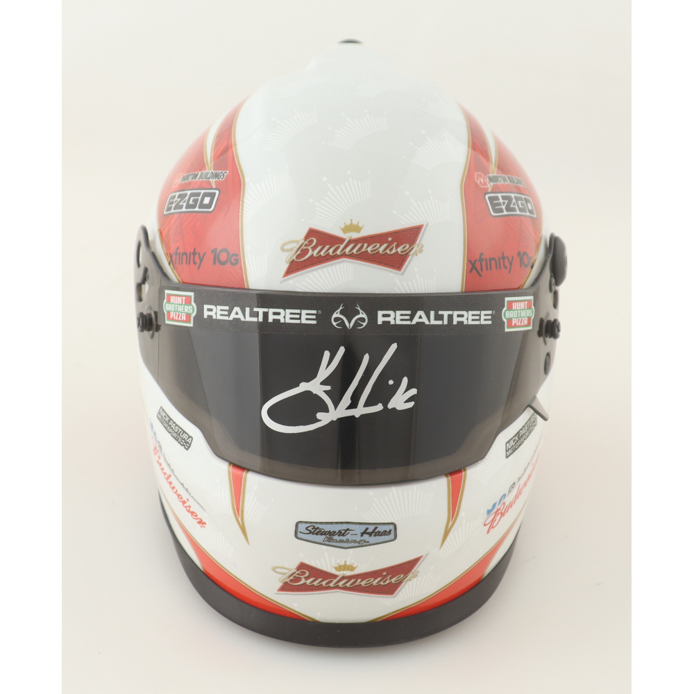 Kevin Harvick Signed Budweiser "4EVER" NASCAR 1:2 Scale Mini Helmet (PA ...