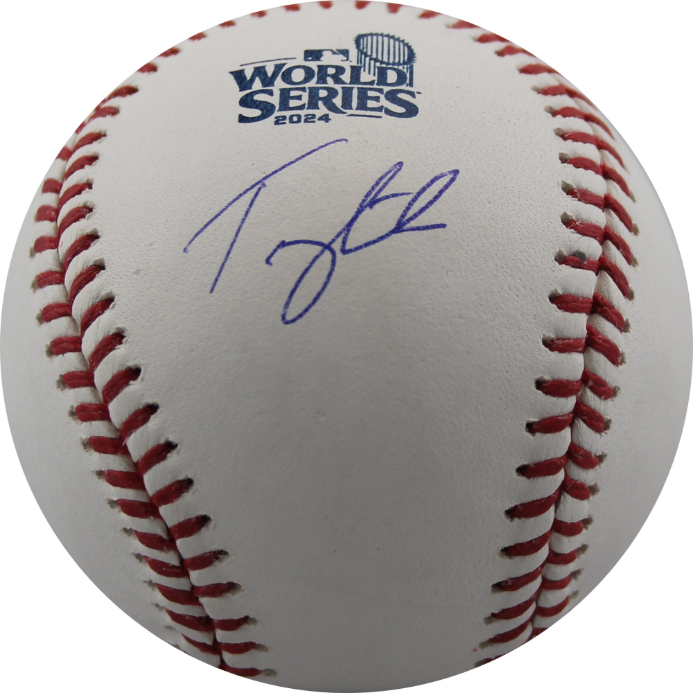 Tommy Edman Signed 2024 World Series Baseball (Tristar) | Pristine Auction
